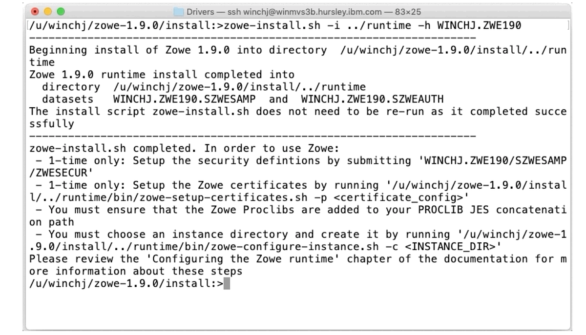 Installing Zowe on z/OS. {Core}. How to install, configure, and… | by Joe Winchester | Zowe | Medium