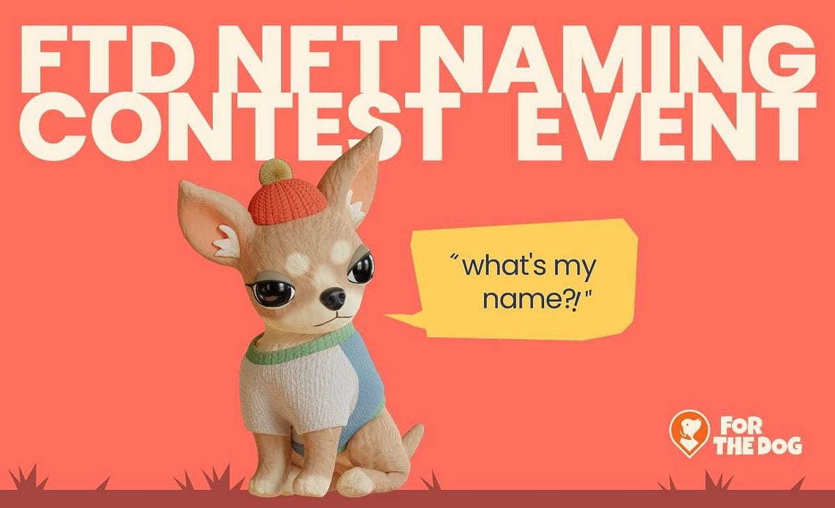 FORTHEDOG NFT NAMING CONTEST 5,700 TRX EVENT - FORTHEDOG - Medium