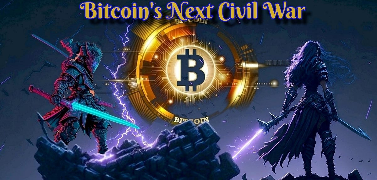 Bitcoin’s Next Civil War. Three Different Factions Fight For… | by ...