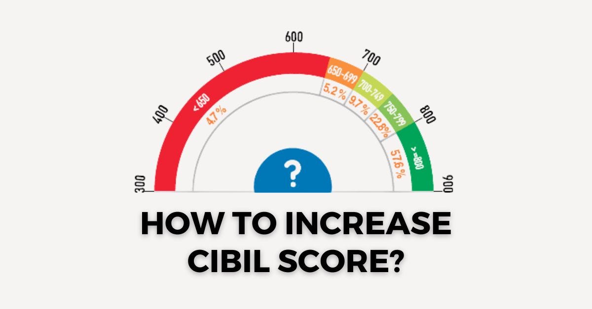 How To Increase Cibil Score. Friends, if you need money and you want ...