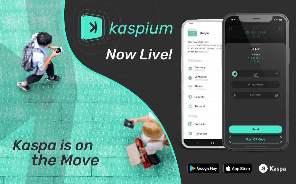 Kaspium v1.0.1 Release. The Kaspa Mobile Wallet | by N. R ...