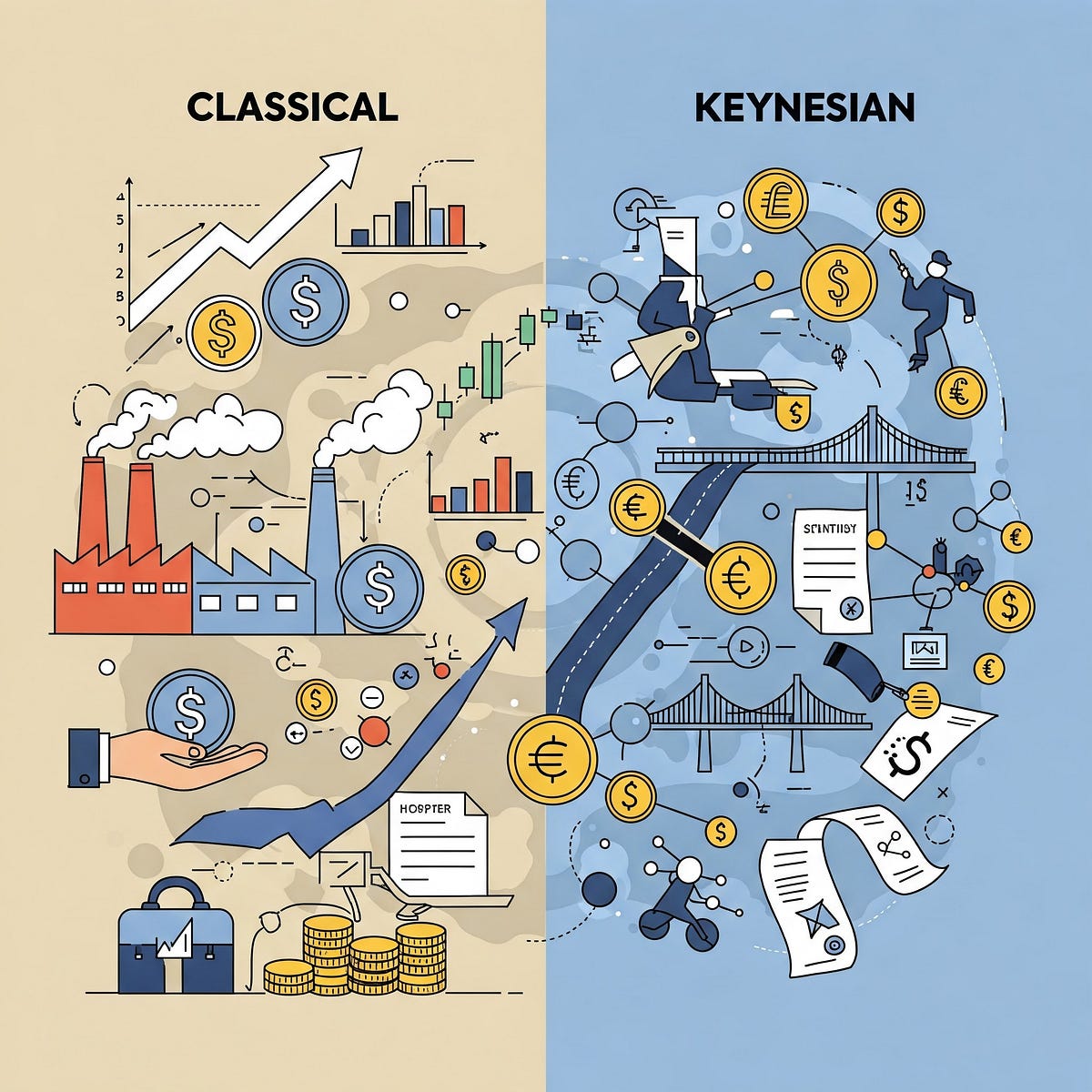 Classical vs. Keynesian Economics — What It Means for You and the ...