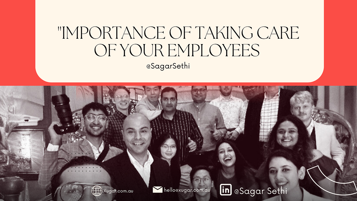 Taking care of your employees should be one of the top priorities for ...