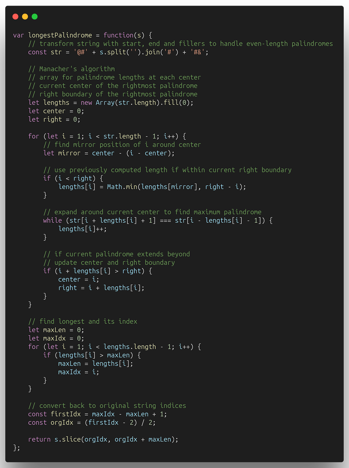 🚀 Longest Palindromic Substring (Medium) (13/100) | by Yarik Mir | Apr, 2025 | Medium