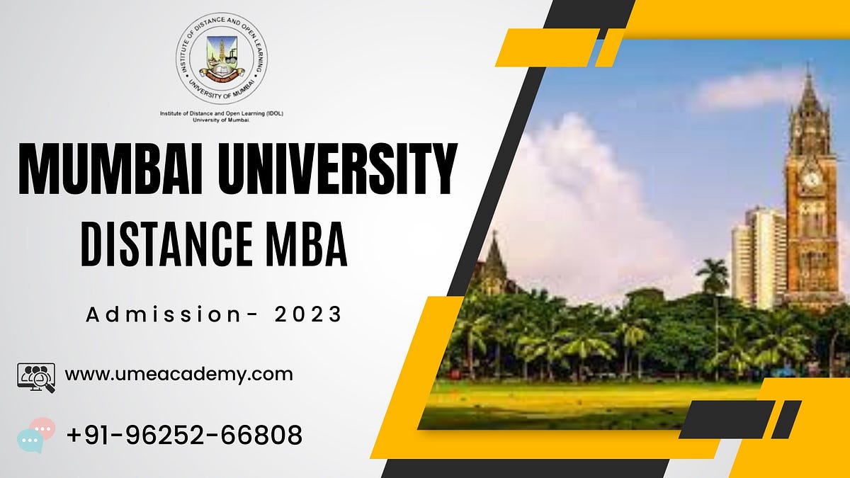 Mumbai University Distance MBA - collegeblog - Medium
