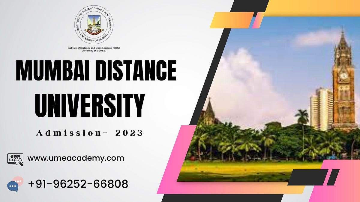 Mumbai University Distance Education - Reshmasinghsky - Medium