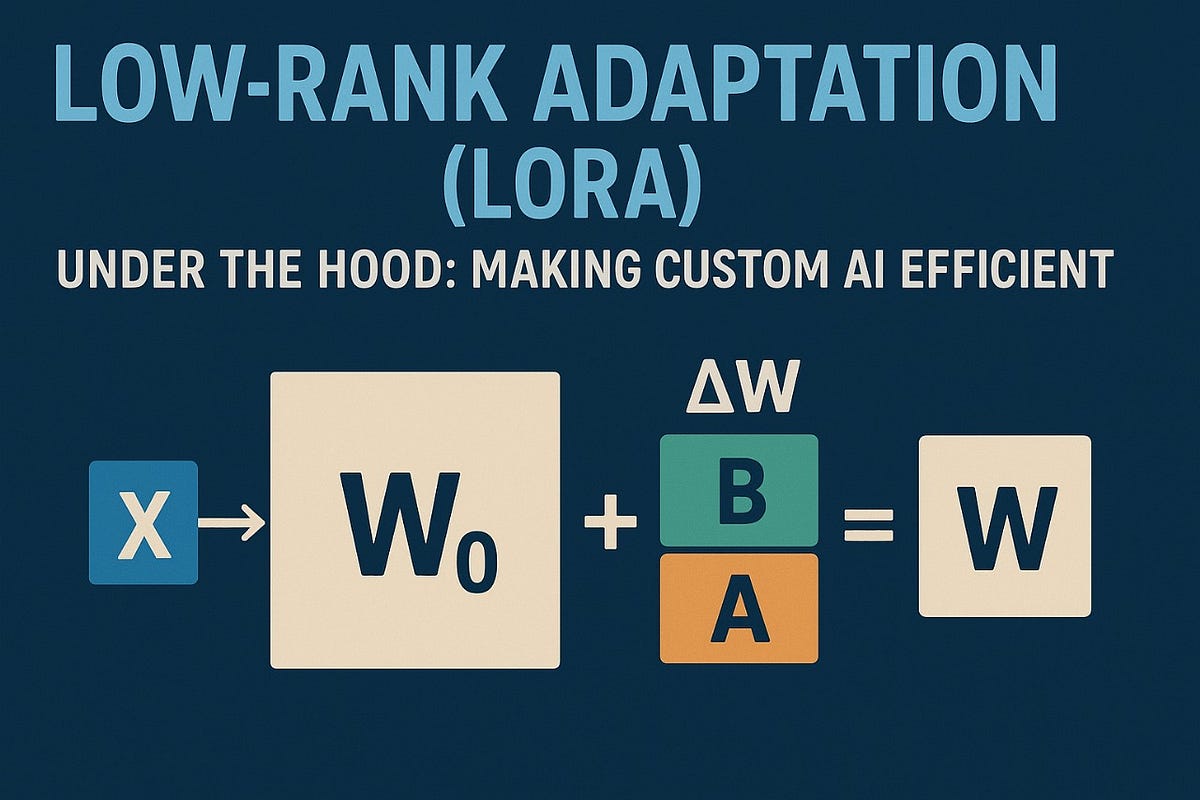 Low-Rank Adaptation (LoRA). Making Custom AI Efficient | by Zaina ...