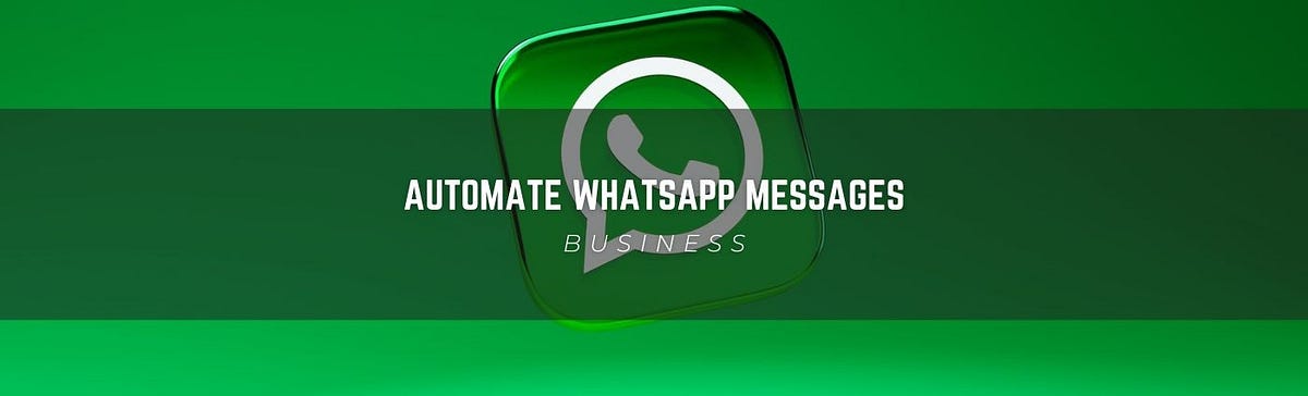 Python | Automate Whatsapp messages | by Dr. Walid Soula | Medium