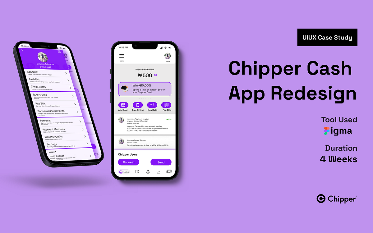 Chipper Cash UI Redesign: Elevating User Experiences in Fintech | by ...