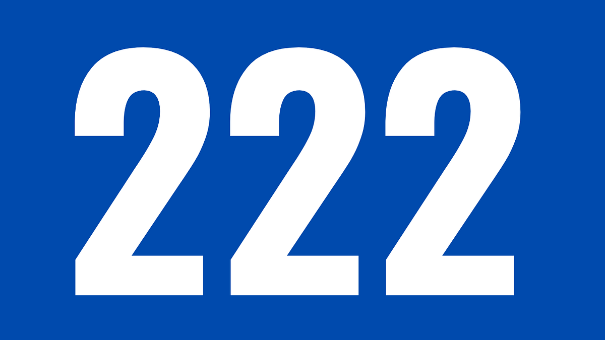 222 Angel Number Meaning Anxiety. The angel number 222 appearing in the ...