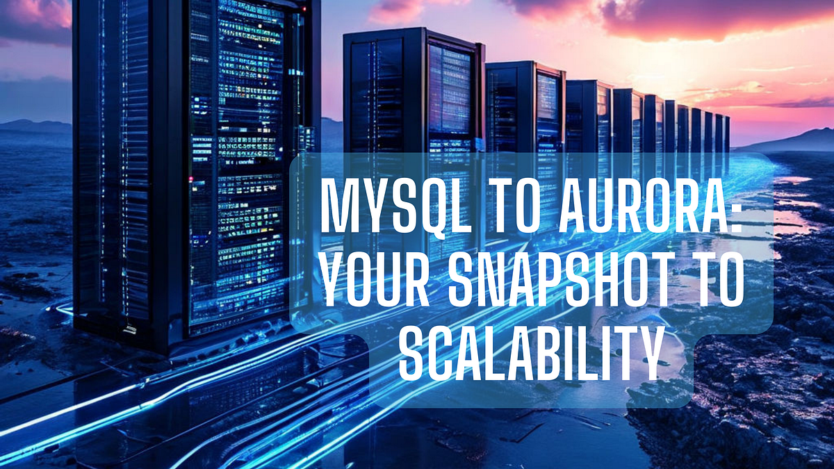 MySQL to Aurora: Your Snapshot to Scalability | by Amit Tidke | Feb ...