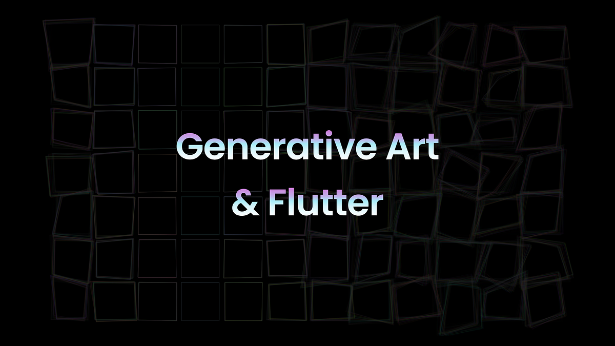 Generative Art in Flutter. Get introduced to some generative art… | by Roaa Khaddam | Flutter ...