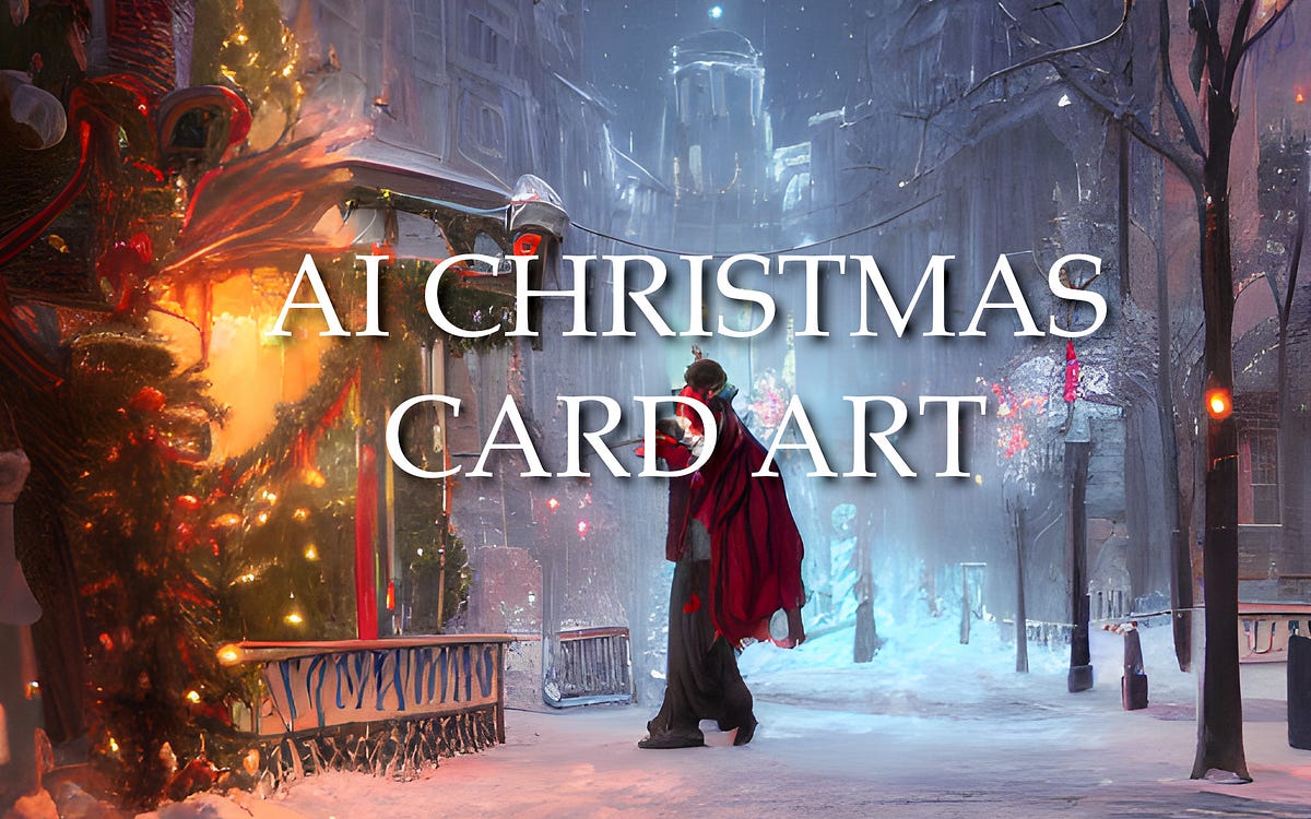 Making traditional Christmas cards with AI | by Tim Wells | Medium
