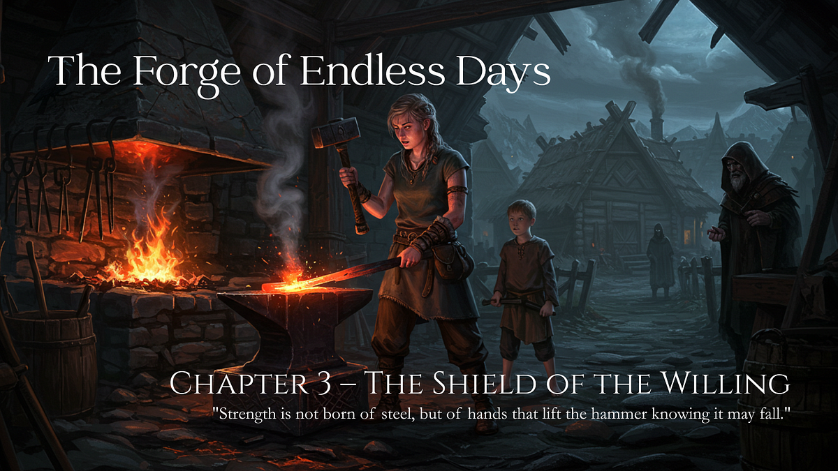 The Forge of Endless Days. Chapter 3 — The Shield of the Willing | by ...