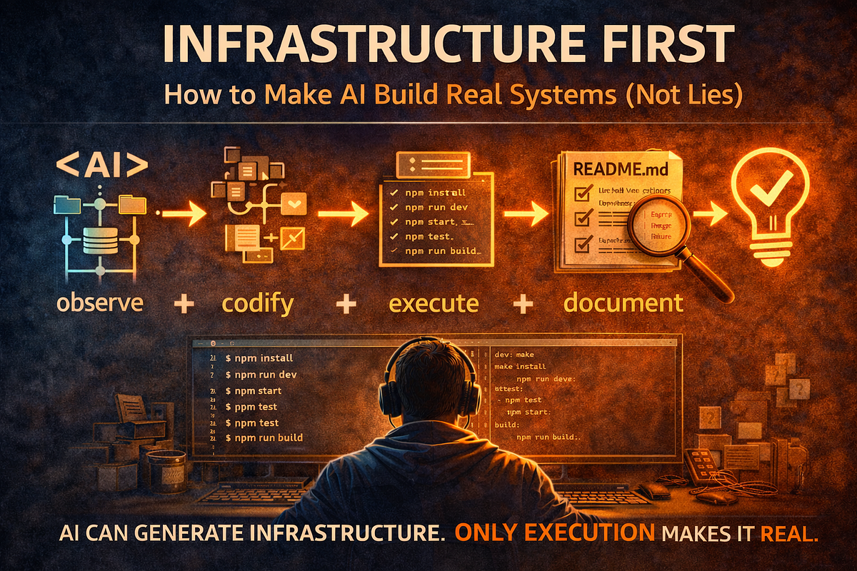 Infrastructure First: How to Make AI Build Real Systems (Not Lies) | by ...