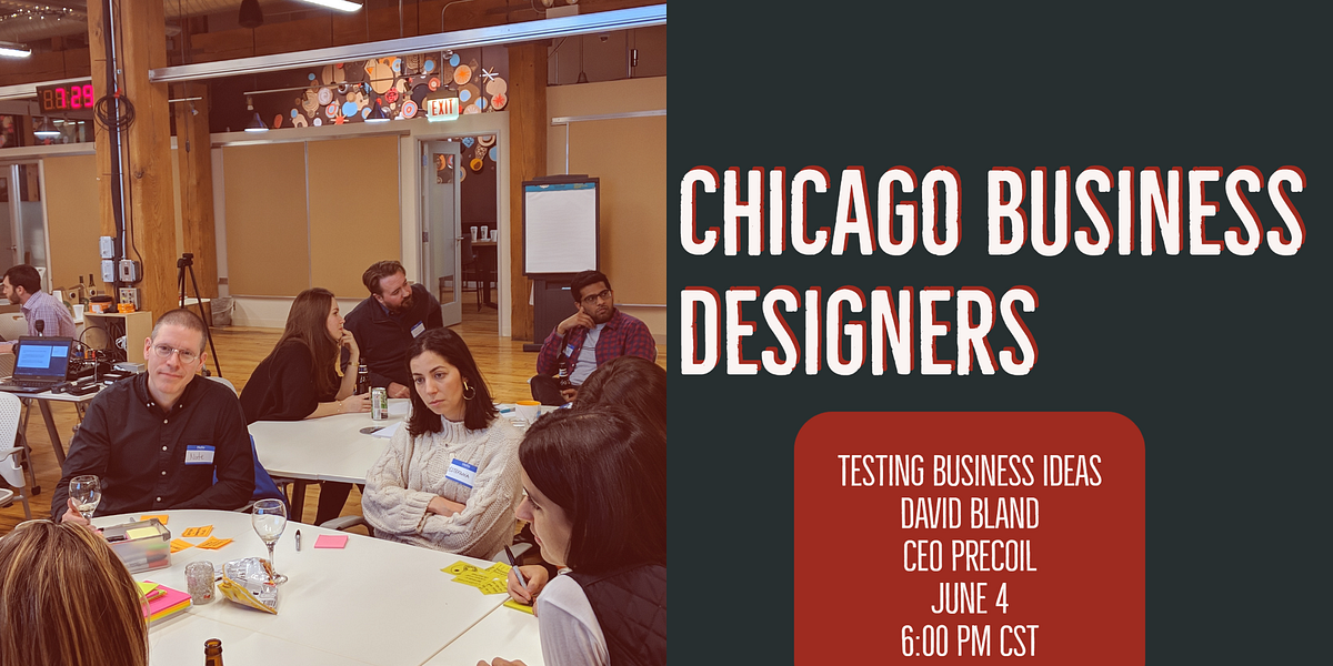 Our first virtual event on June 4th! Testing Business Ideas featuring ...