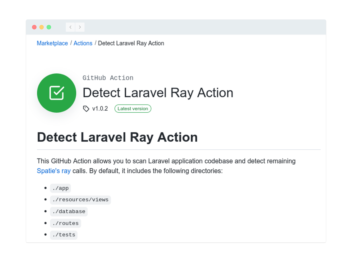 How to make sure ray() won’t break your Laravel application with Github Action | by smknstd ...