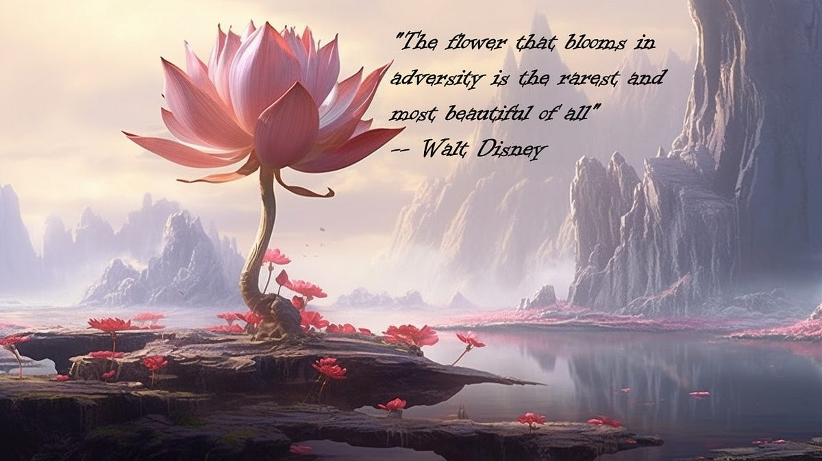 Bloom In Adversity. “The flower that blooms in adversity is… | by ...