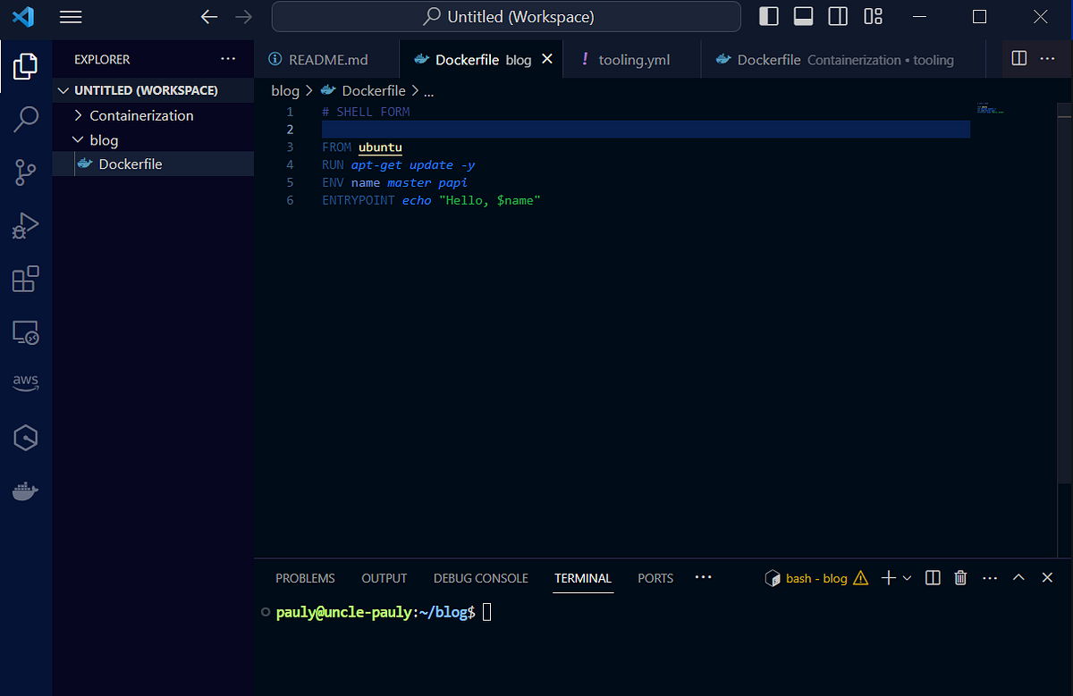 Understanding CMD and ENTRYPOINT. | by Nyerhovwo onitcha | Medium
