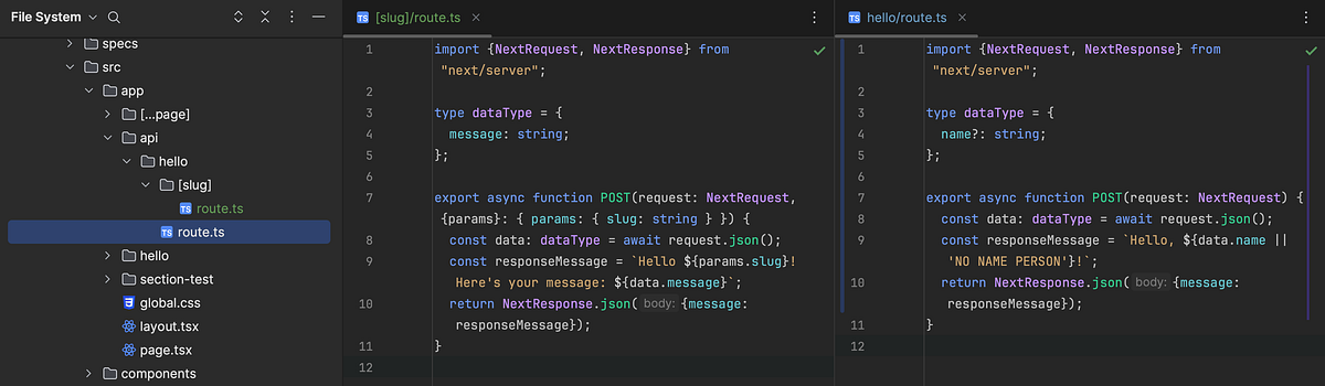 Code example: Add POST API in Next JS App Router | by D Patel | Medium