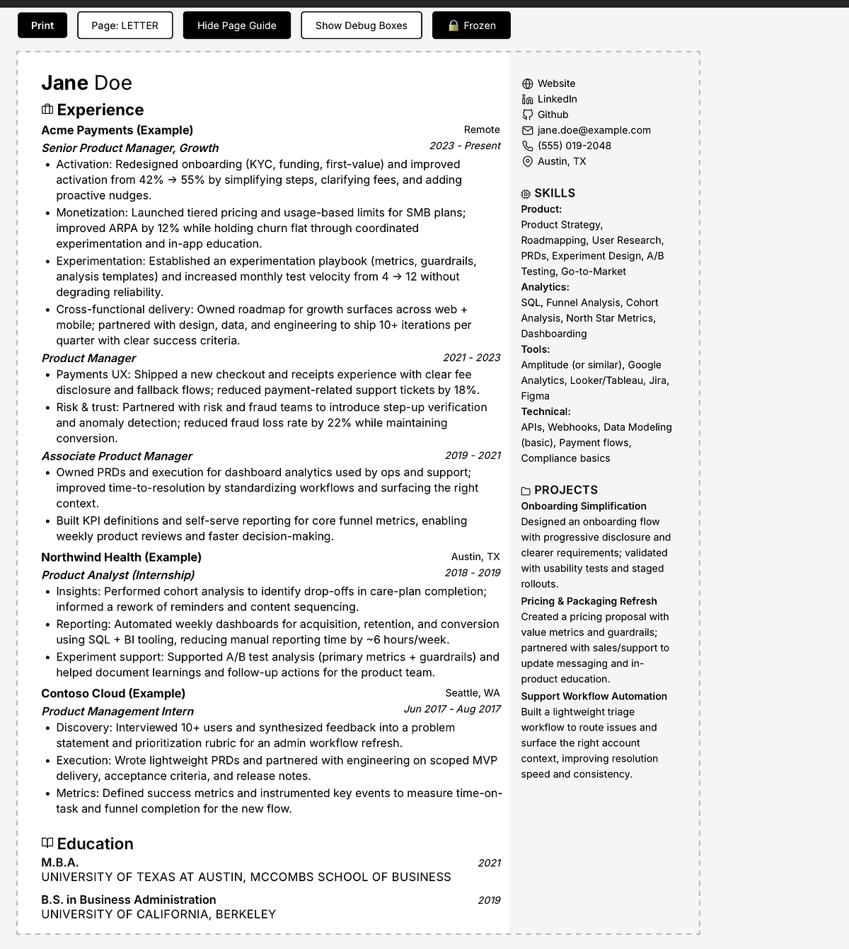 How I Built My Own Resume Template with React, Cursor, and AI | by Lisa ...