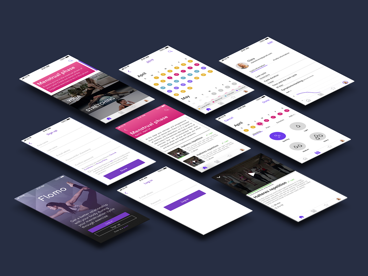 Wellness UI Case Study: Flomo app | by Juliana Furtado | Medium