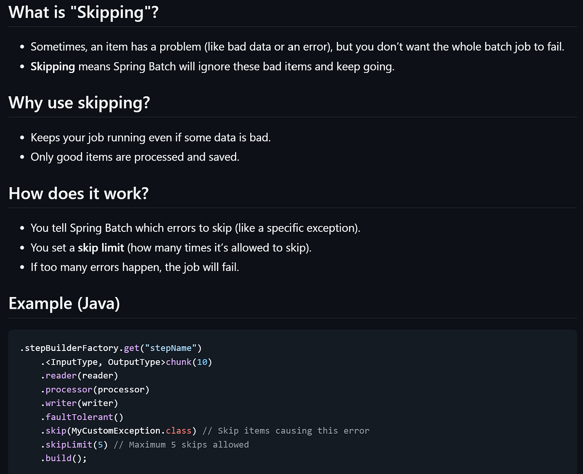 🚀🌟Master the Spring Batch Essentials (Part-10 — Explanation) | by Byte ...