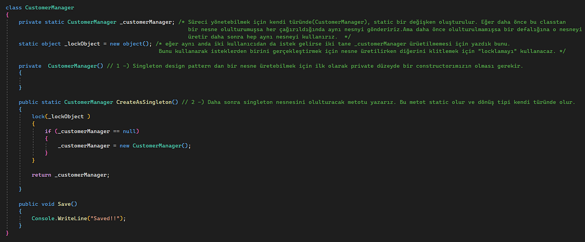 Singleton Design Pattern Nedir? Neden Kullanılır? | by Yusuf Eyyüpkoca | Medium