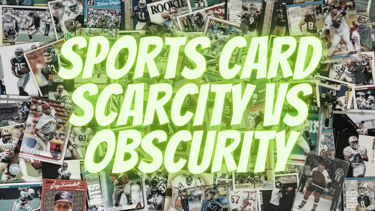 Scarcity vs. Obscurity in the Collectibles Market | by SCOA | Sports ...