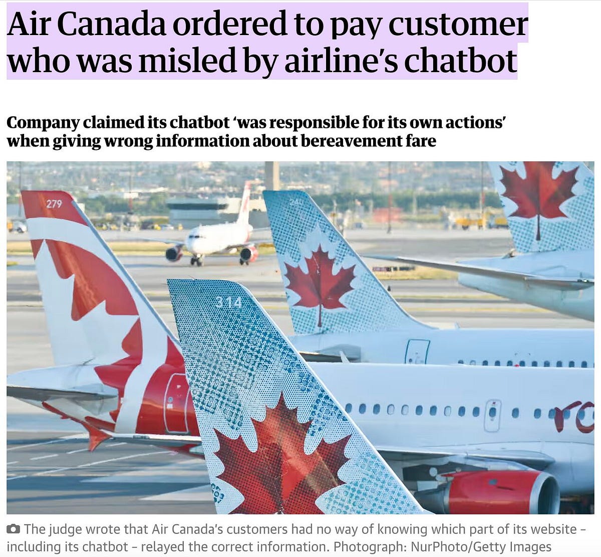 The Air Canada Incident: A Turning Point for AI in Customer Service ...