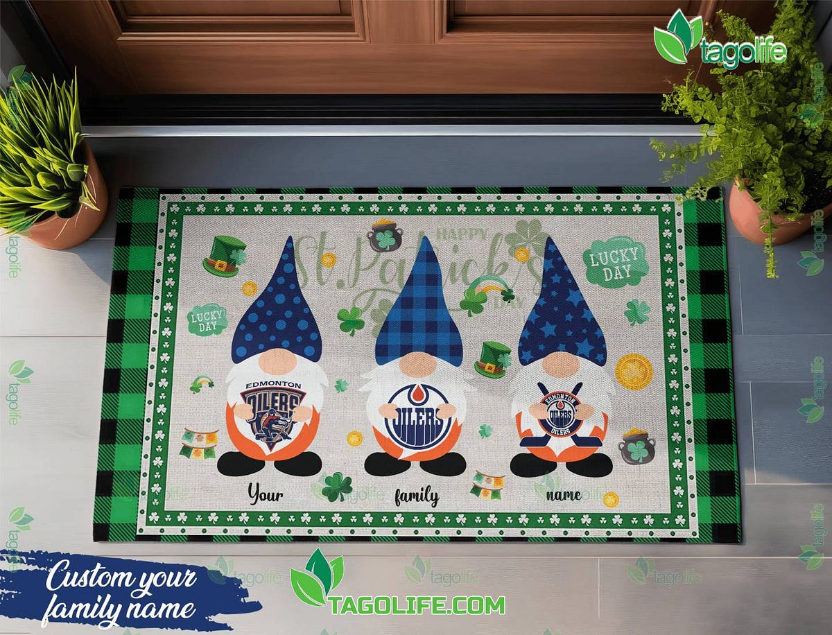 Celebrate Oilers Luck and St. Patrick’s Day with a Personalized Doormat ...