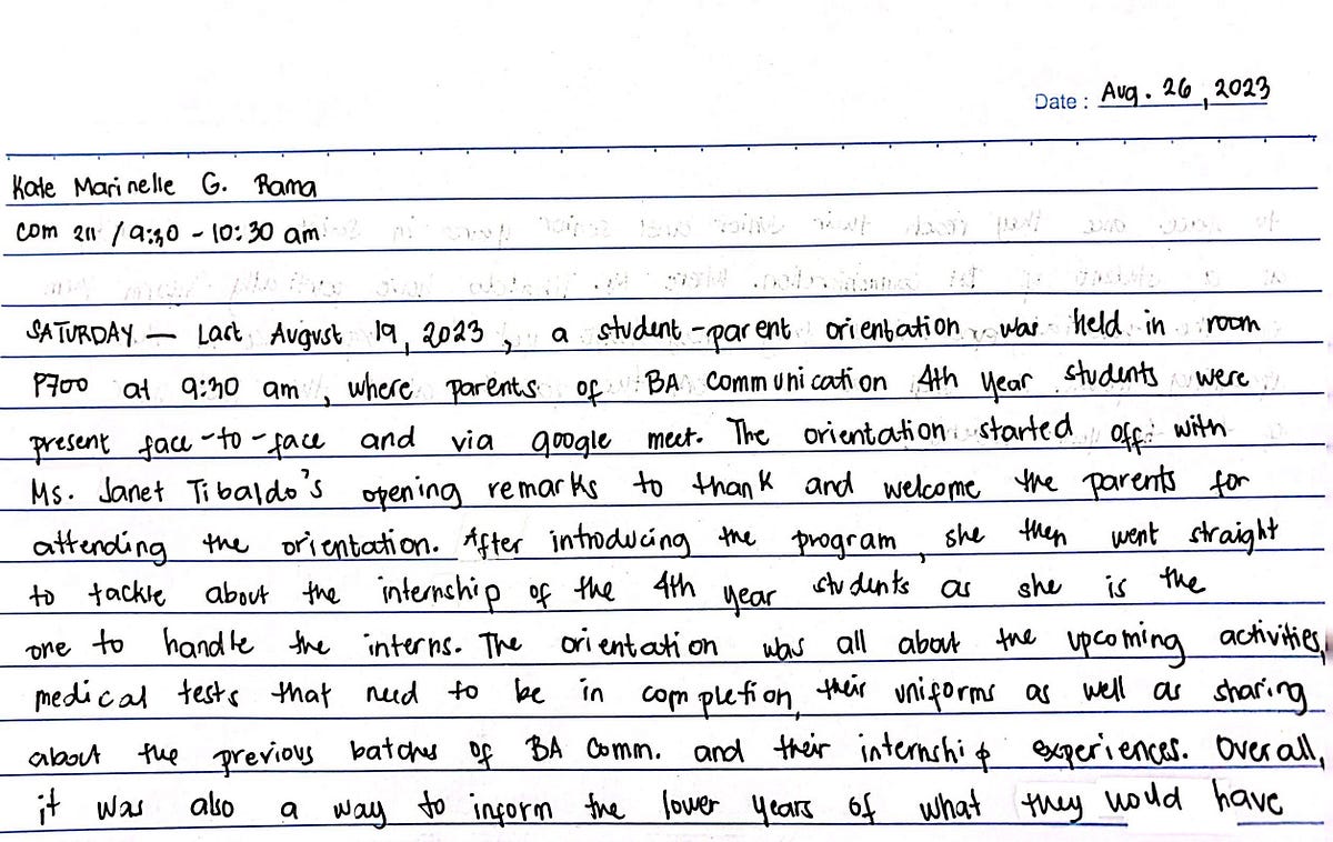 Article Writing. - KATE MARINELLE RAMA - Medium