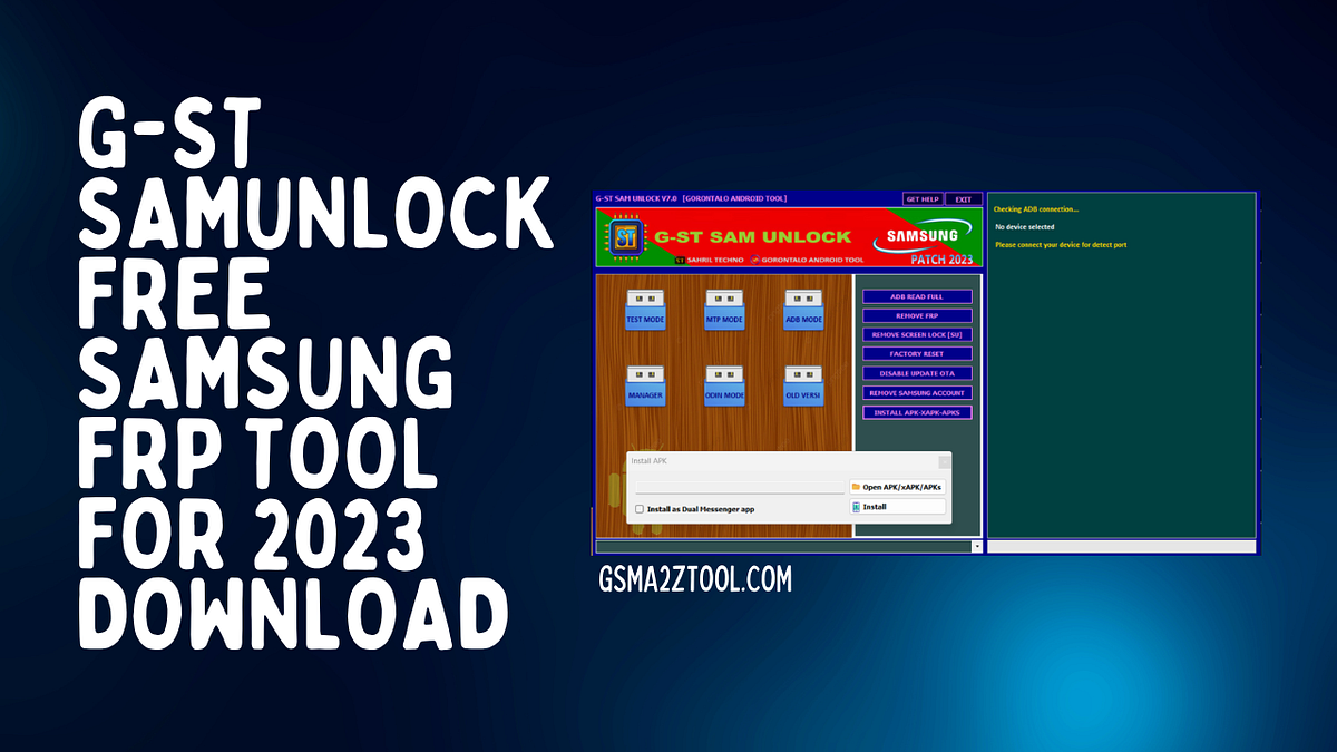 G-ST Sam Unlock V7.0 | Gorontalo Android Tool Free Download - GSM ATOZ ...