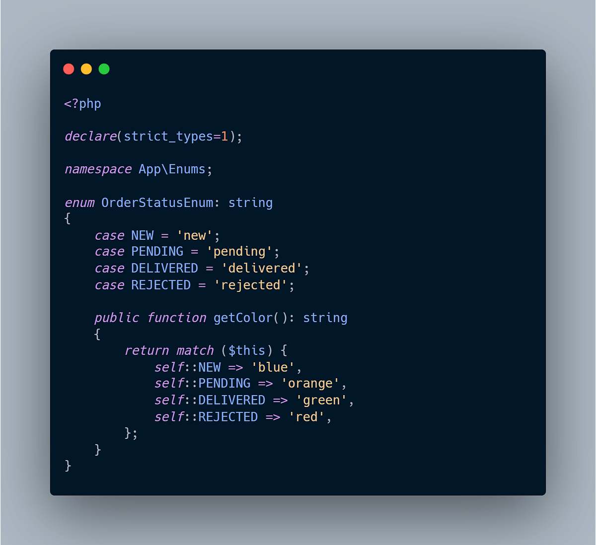Practical and Creative Enum Use Cases in Laravel | by Daniel Maga | Medium