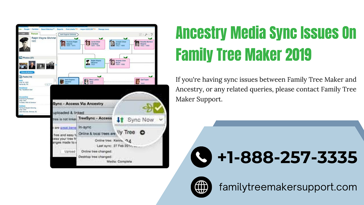 Ancestry Media Sync Issues On Family Tree Maker 2019 | by Family tree ...