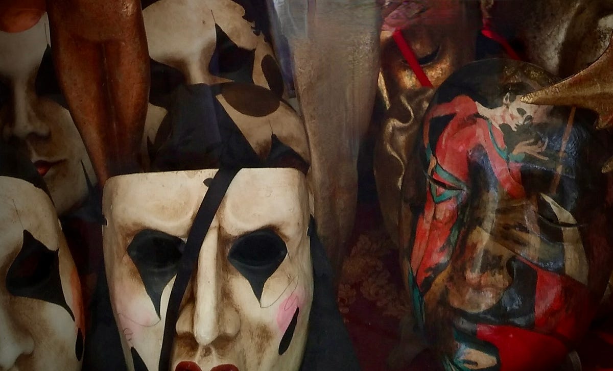 The Masks We Wear - Lit Up - Medium