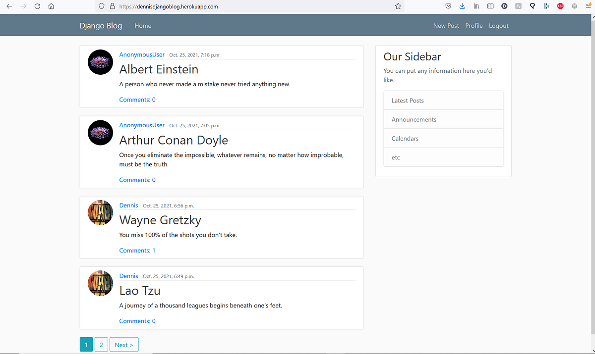 My Django Blog Project. Background | by Dennis Osei | Strategio | Medium