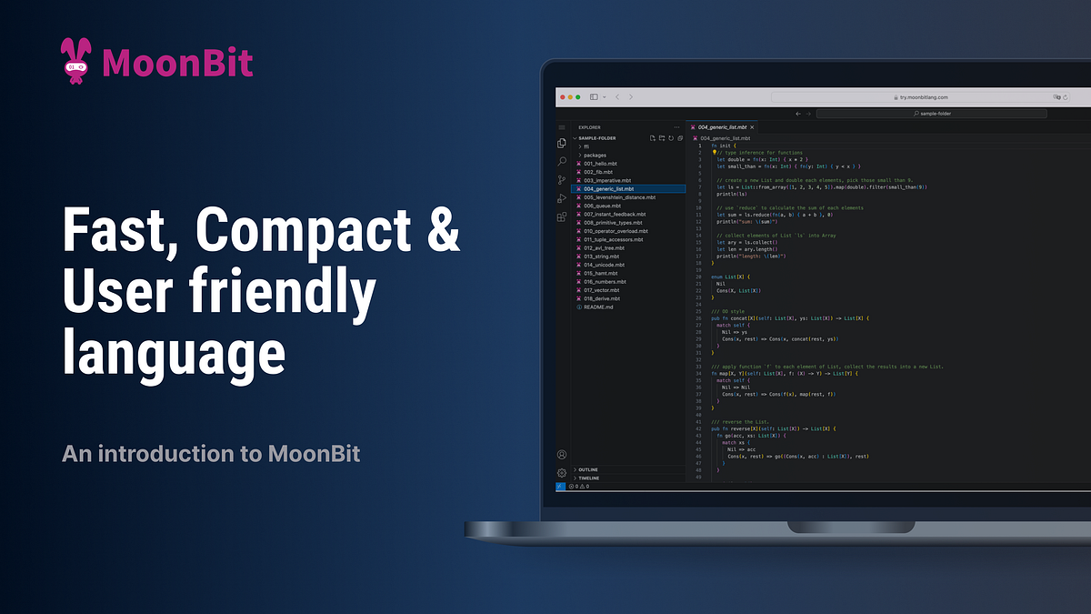 Discover MoonBit: The fast, compact & user friendly language for WebAssembly | by MoonBit | Medium