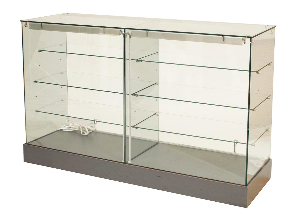 Place Valuable Merchandise inside Stylish Glass Showcase Cabinet | by ...