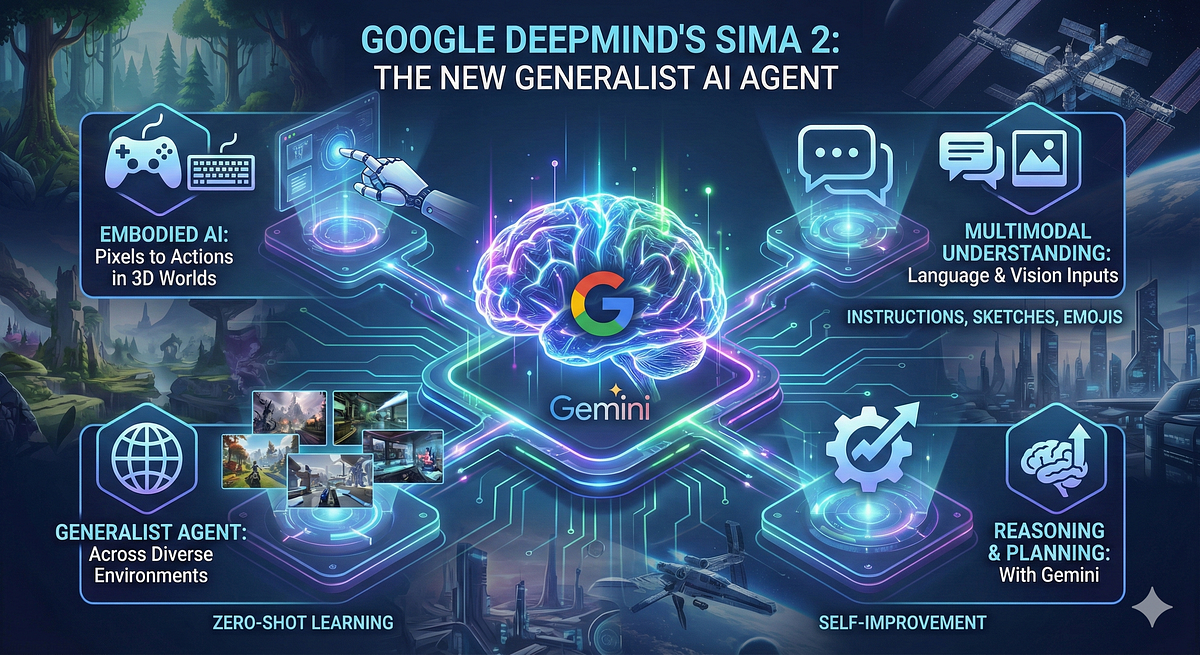 What Is SIMA 2? Google DeepMind’s New AI Agent Explained | by Shreyas ...