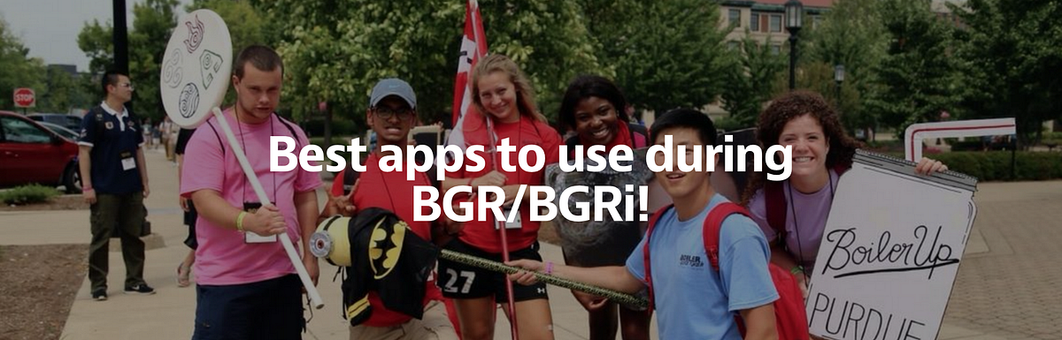 Best apps to use during BGR/BGRi! | by Amy Adisa | Medium