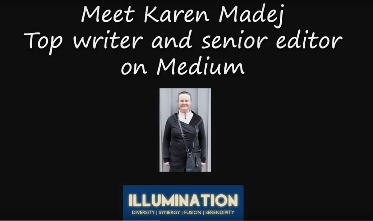Meet Karen Madej on YouTube. Top writer on Medium, viral creator on ...