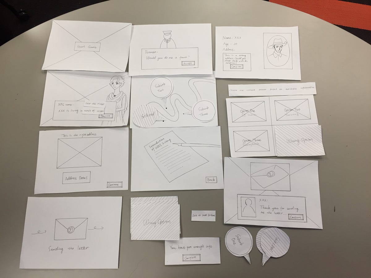DECO7180 Journal week7. We did our paper prototype testing… | by Aleeex ...
