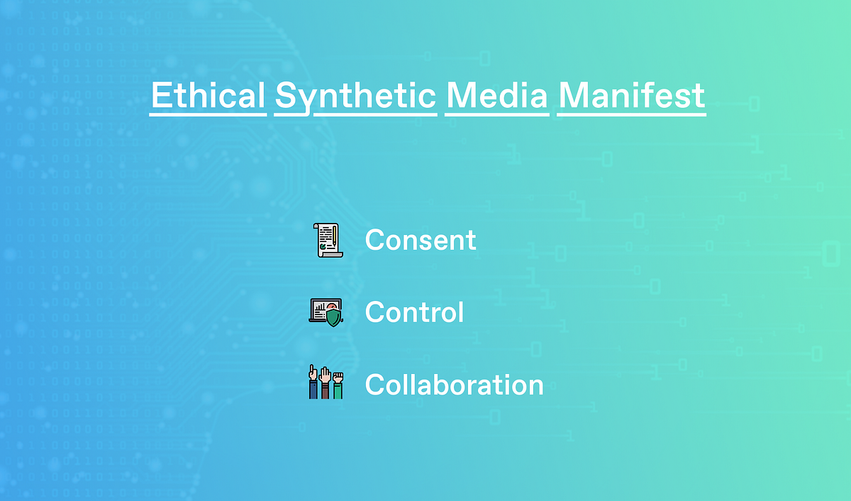 A Framework for Ethical Synthetic Media | by Victor Riparbelli | Medium