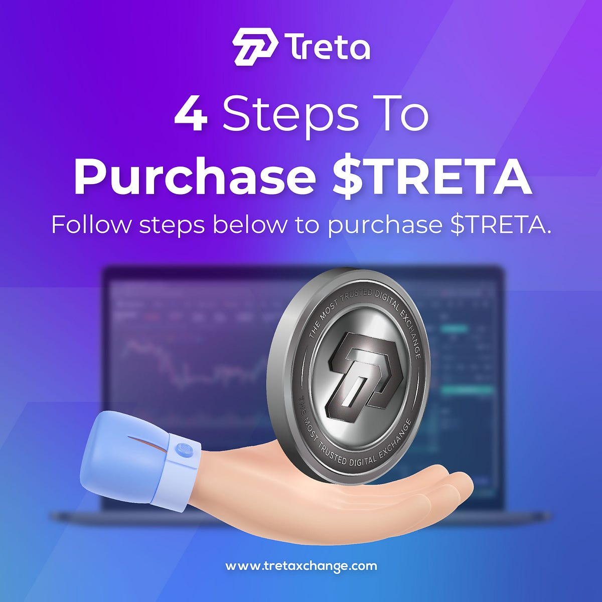 4 steps to purchase $TRETA - Treta Exchange - Medium