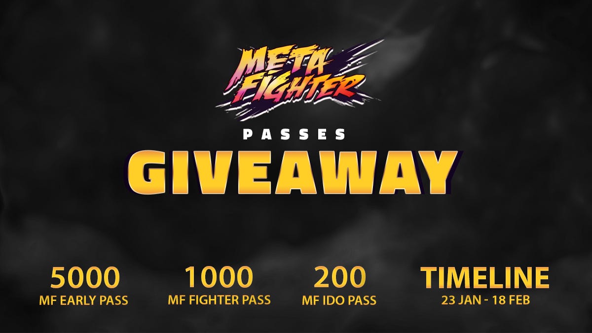 The MEGA MetaFighter Passes Giveaway — A Rare opportunity for our ...