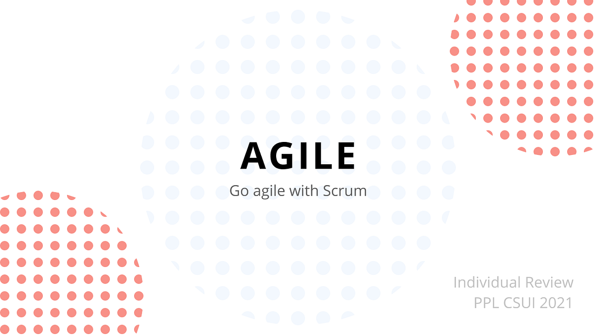 Go Agile with Scrum. This article is part of the Individual… | by Nanda ...