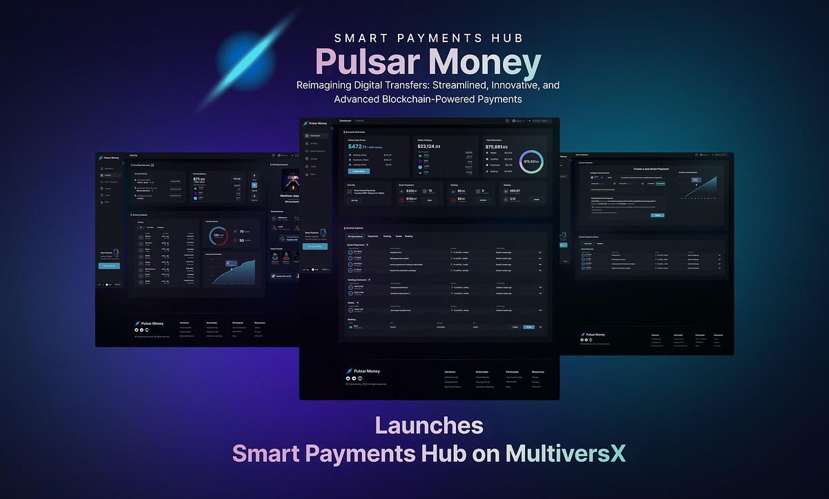 Pulsar Money Launches Smart Payments Hub on MultiversX | by Pulsar ...