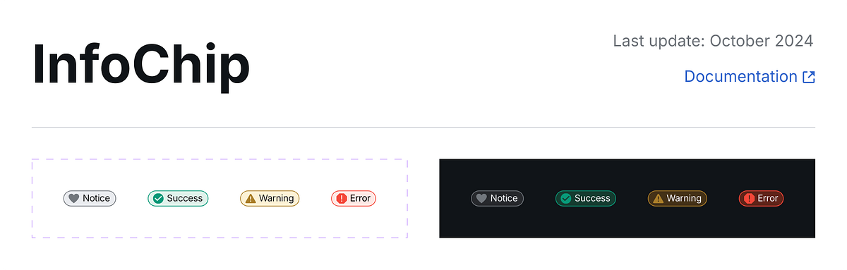 Designing the Infochip in penpot from codex design system in figma: Tutorial Guide | by EnaKeno ...