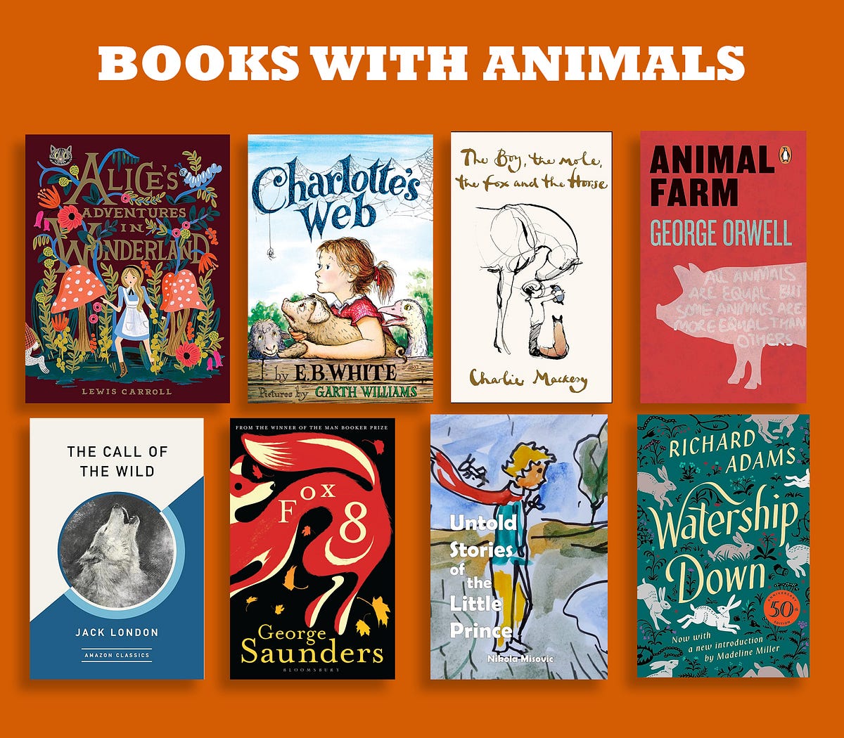 Best Books with Animals. Here are some of the best books with… | by ...